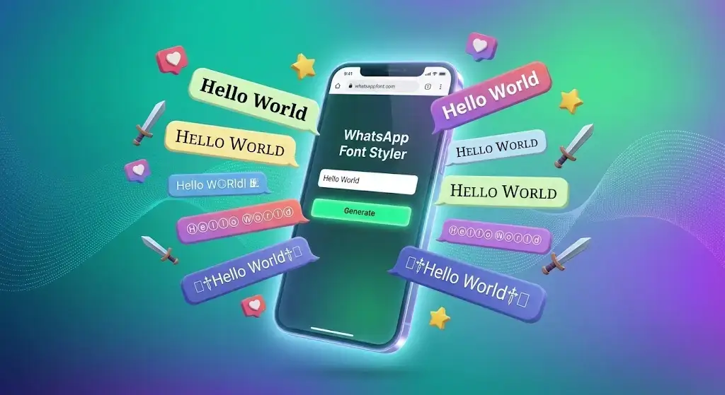 WhatsApp Font Styler: Generate 2500+ Fancy Fonts (Free Online)